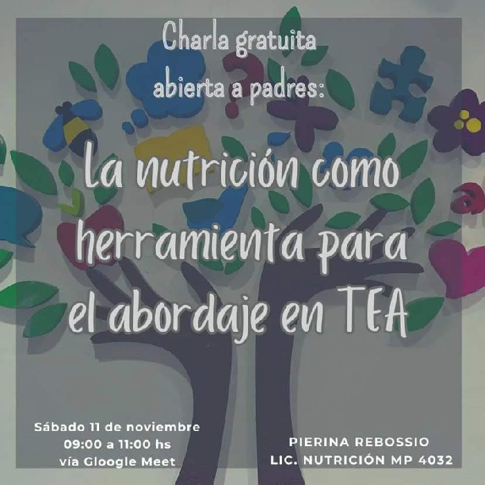 Charla gratuita: La nutrición como herramienta para el abordaje en TEA ...